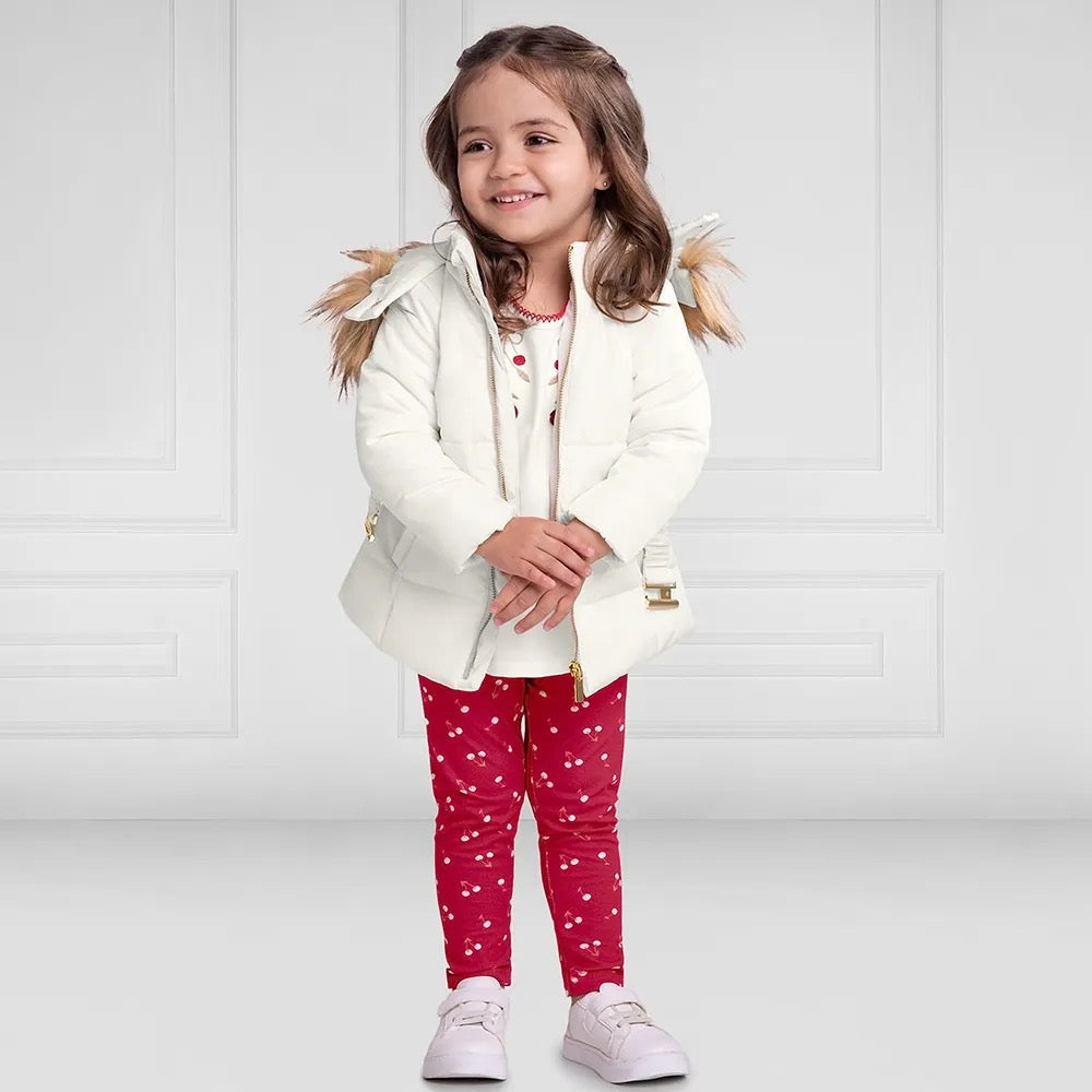 Milon First Step Girl's Set – Little White Sneakers
